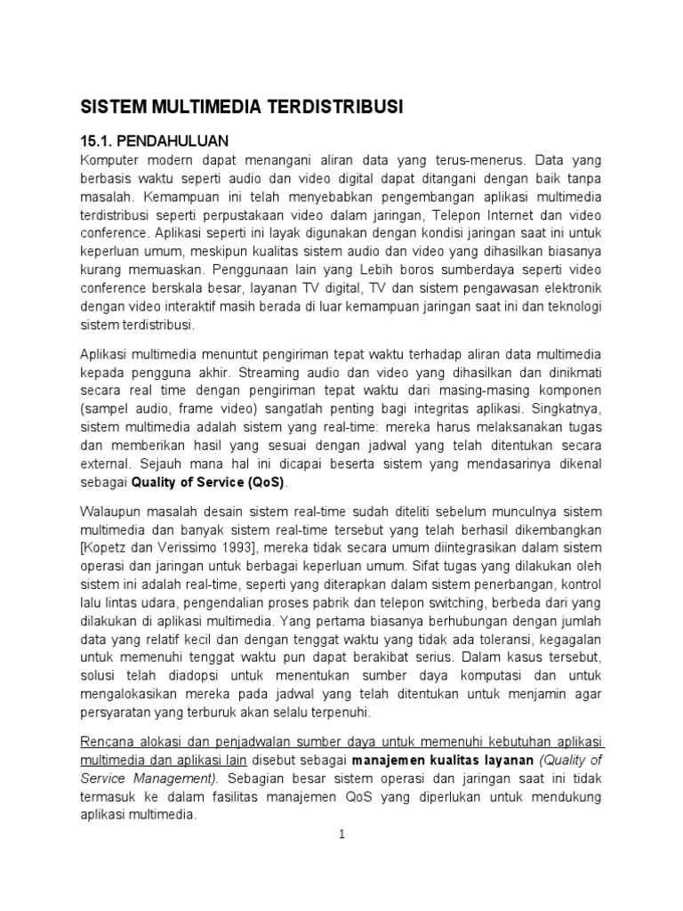 Multimedia Distributed Systems 4 PDF Free | PDF