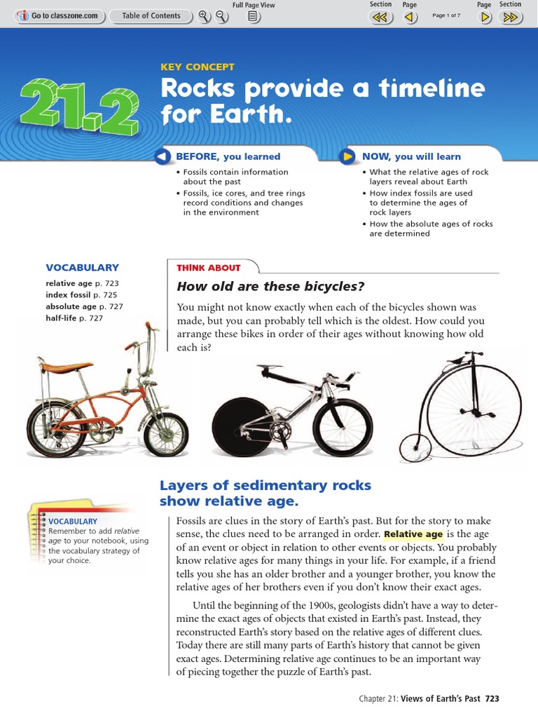 Rocks Provide A Timeline For Earth.: Layers of Sedimentary Rocks Show ...