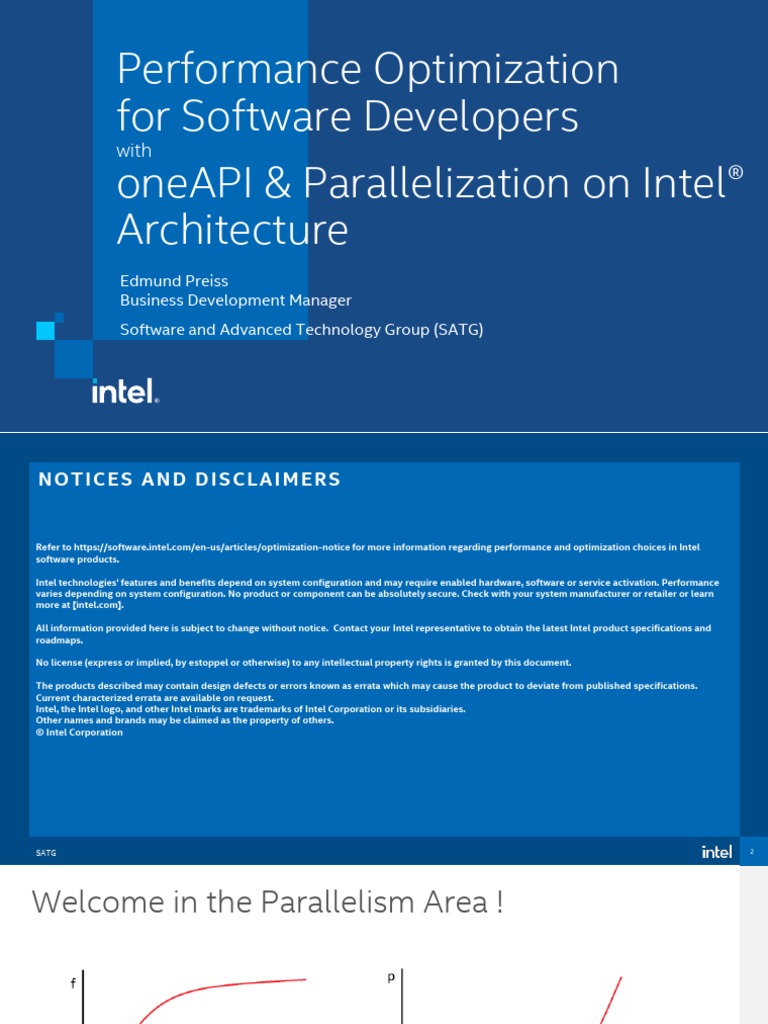 Oneapi Introduction And Parallelization Pdf Parallel Computing Graphics Processing Unit