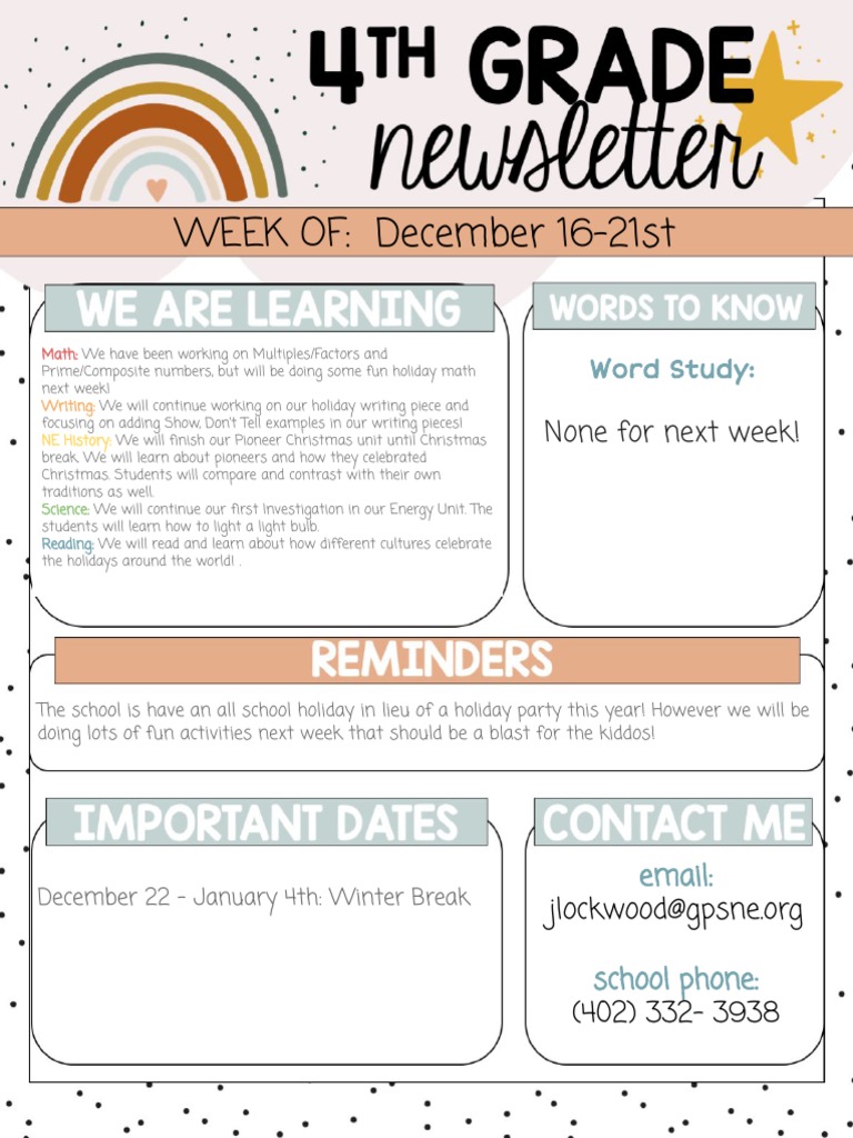 Weekly Newsletter | PDF