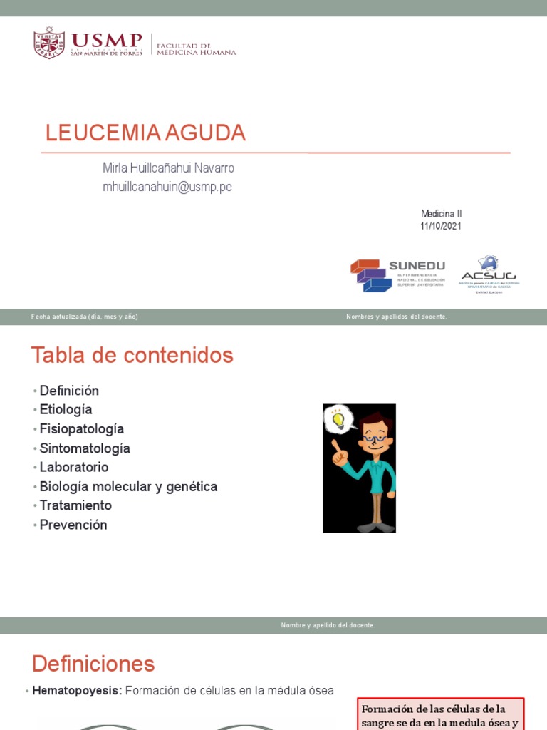 Leucemia Aguda Teoria | PDF | Leucemia | Leucocito Leucemia Aguda Teoria | PDF | Leucemia | Leucocito