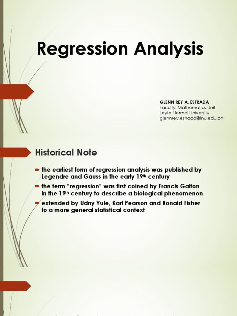 Chapter 7 - Regression Analysis | PDF | Errors And Residuals | Regression Analysis