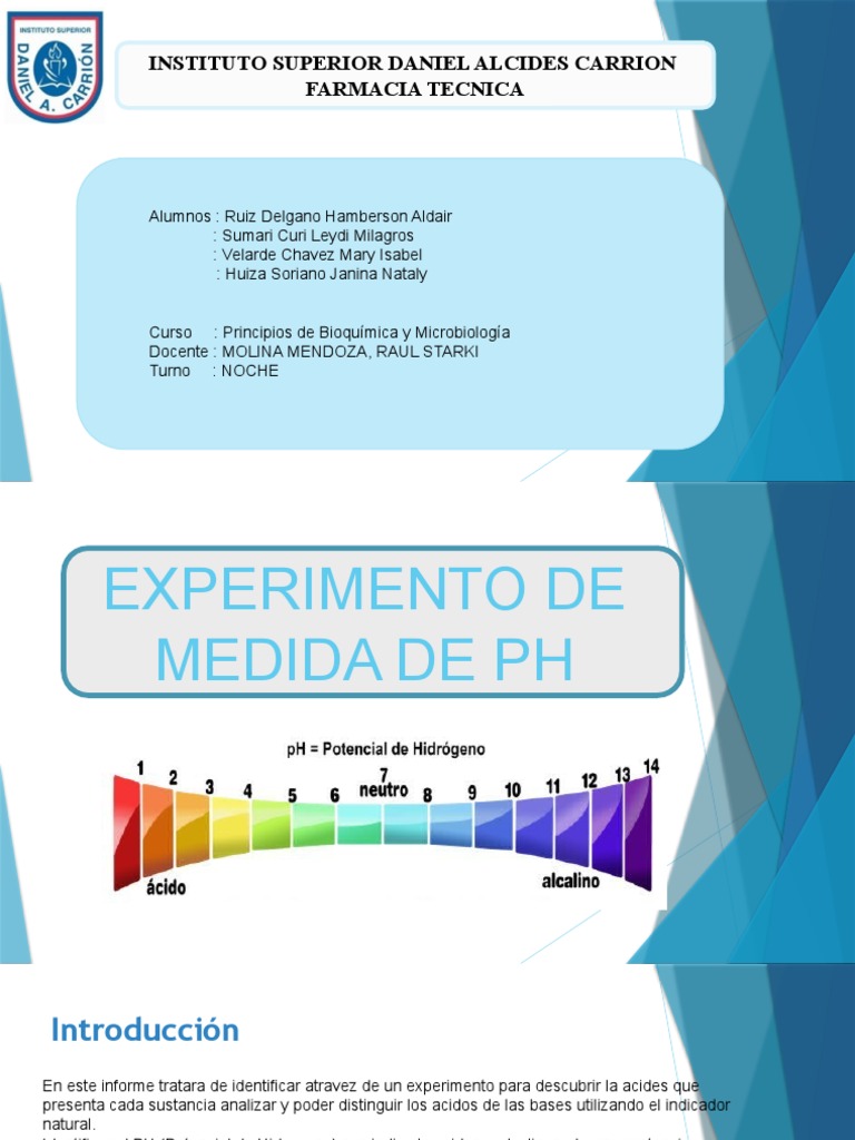 Tarea 1 Informe GRUPAL PH | PDF | Ph | Limonada