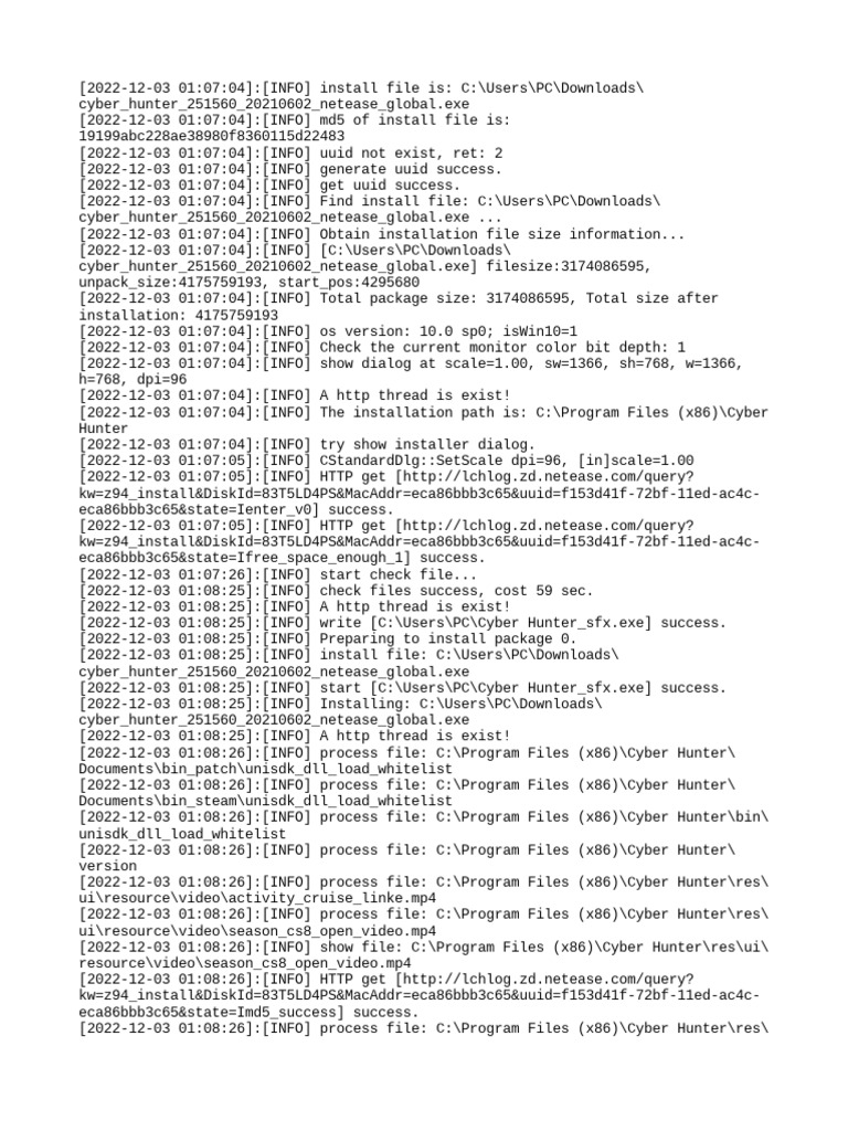 Cyber Hunter-Installer - Old | PDF | Operating System Families ...