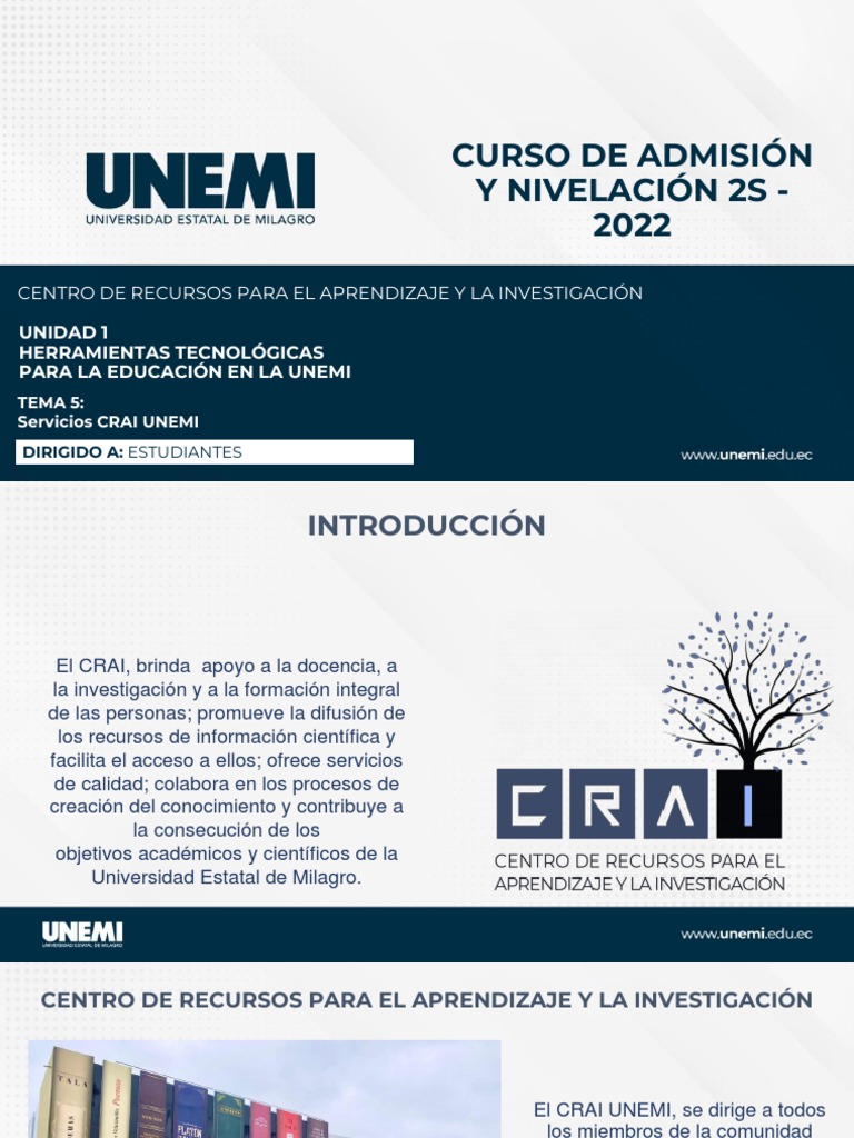 Tema 5 Crai Unemi 2S 2022 | PDF | Método de enseñanza | Cognición