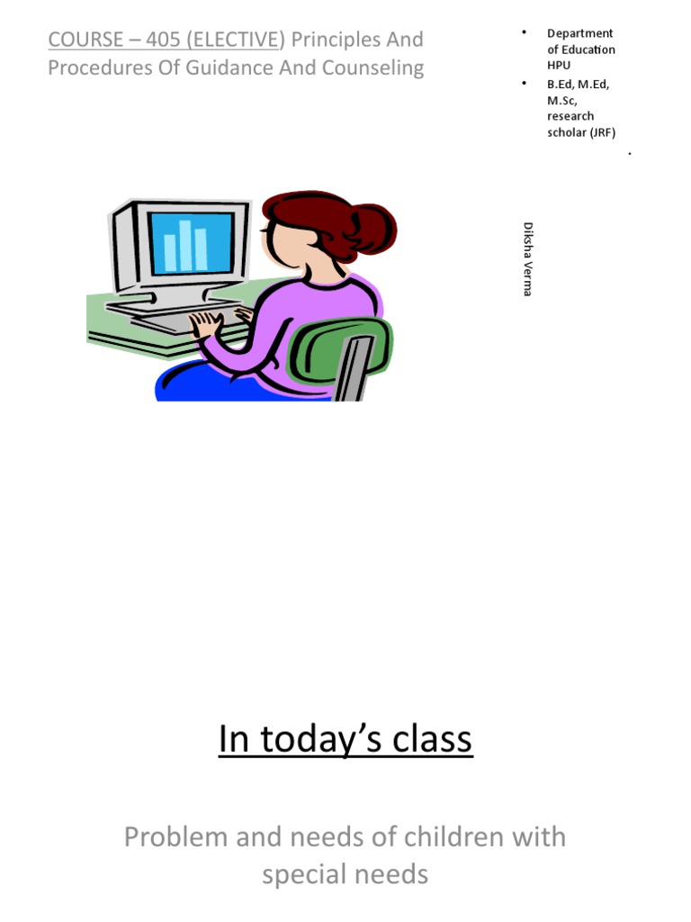 Guidance and Counselling | PDF | Disability | Intellectual Disability