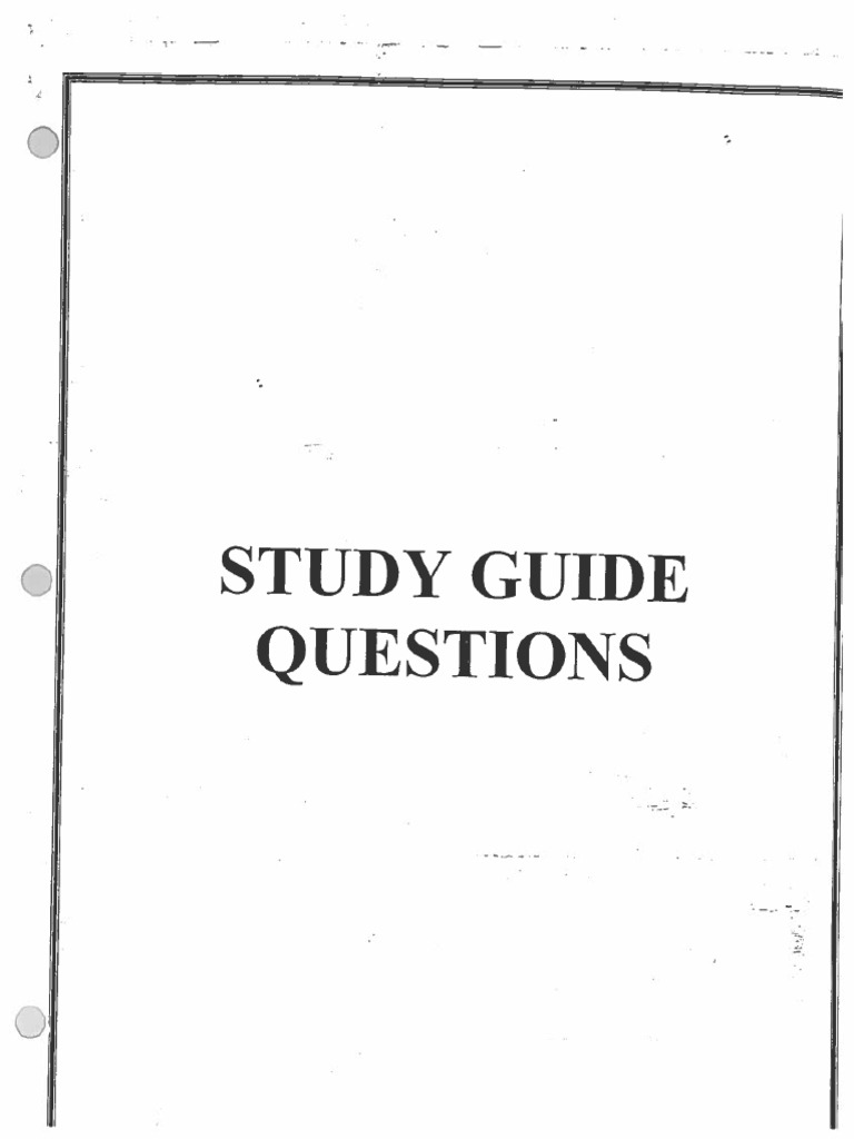 The Odyssey Study Guide Questions | PDF