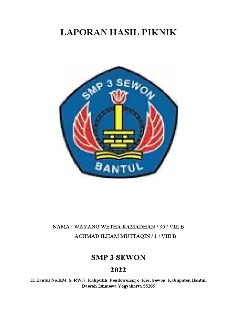Laporan Hasil Piknik | PDF