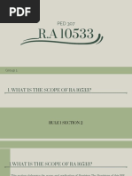 Ra 10533 K-12 Law | PDF