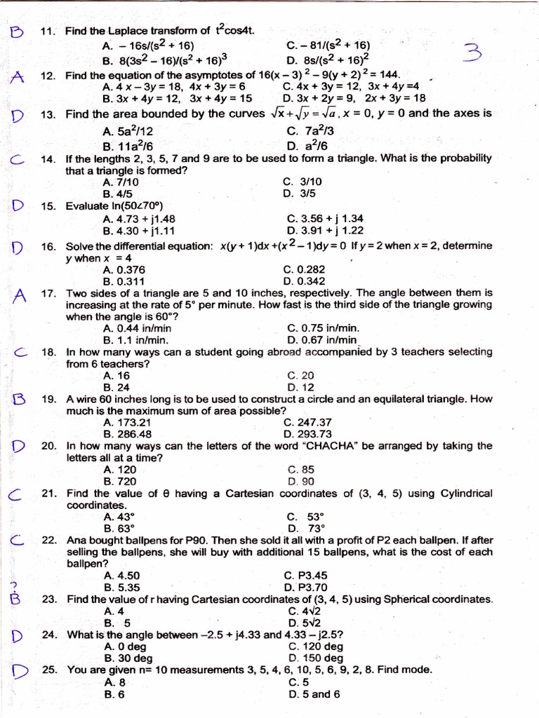 IMG - 0189 Math 3 Refresher PRC 3 | Download Free PDF | Analytic ...