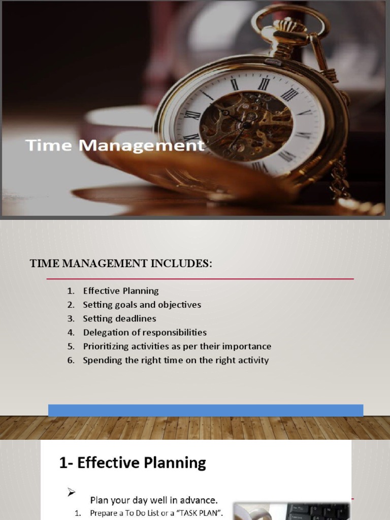 Time Management | PDF | Time Management | Professional Skills