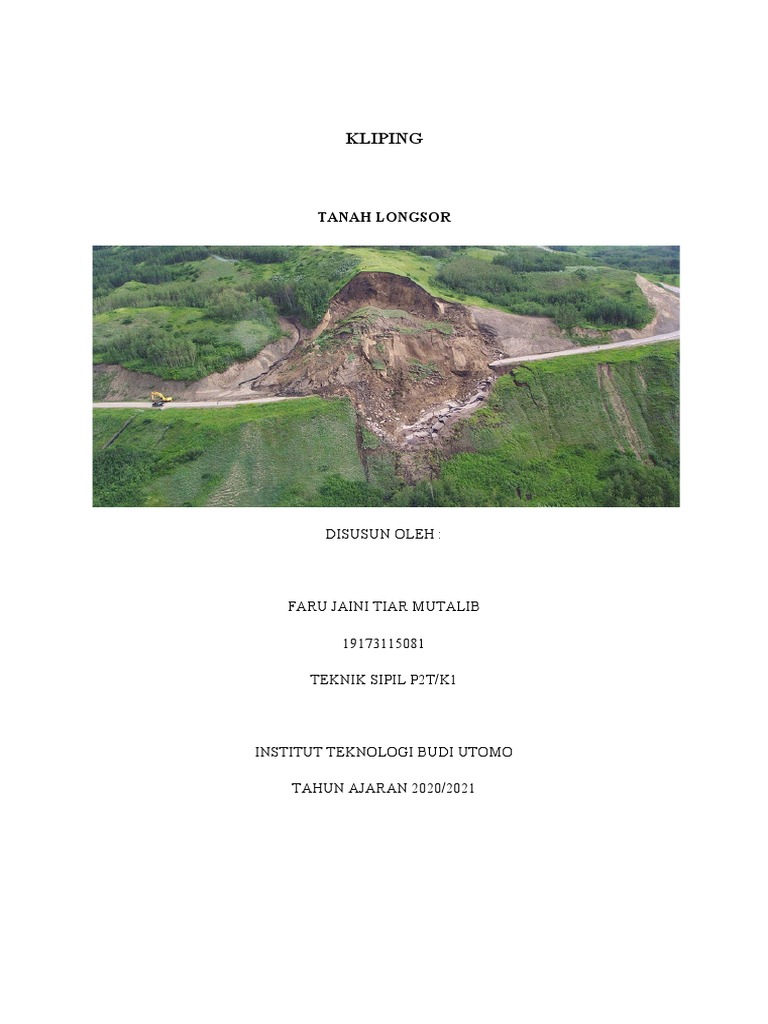 Kliping Mekanika Tanah Faru Jaini Tiar Mutalib | PDF