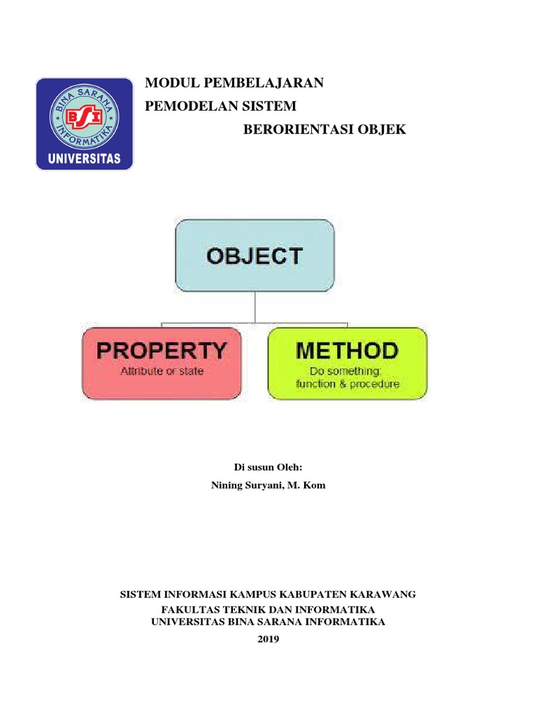 Modul Pemodelan Sistem Berorientasi Objek | PDF | Teknologi & Rekayasa