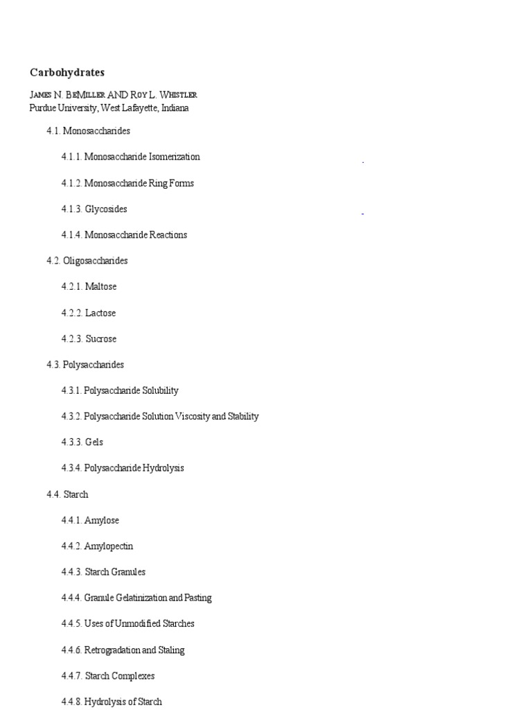 Carbohydrates Notes | PDF | Carbohydrates | Glucose