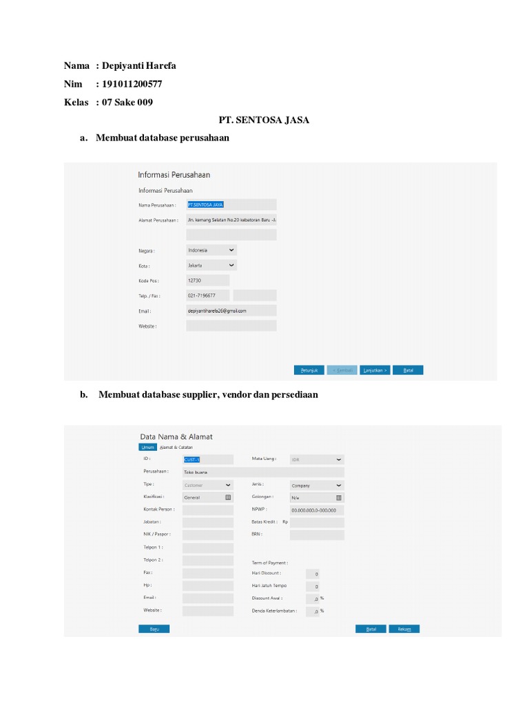 PT - Sentosa Jaya | PDF