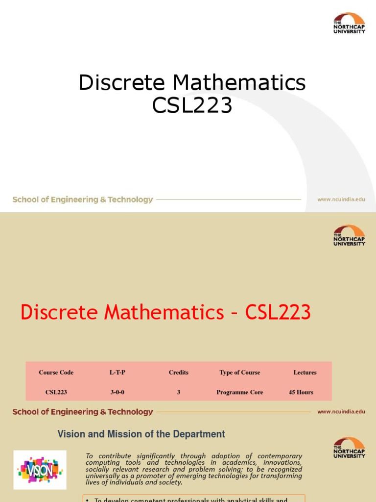 Lecture 0 Introduction To Course | Download Free PDF | Discrete ...