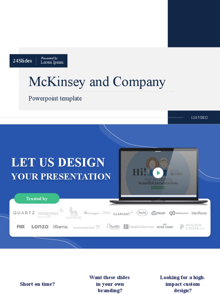 McKinsey Powerpoint Template | PDF | Tullii
