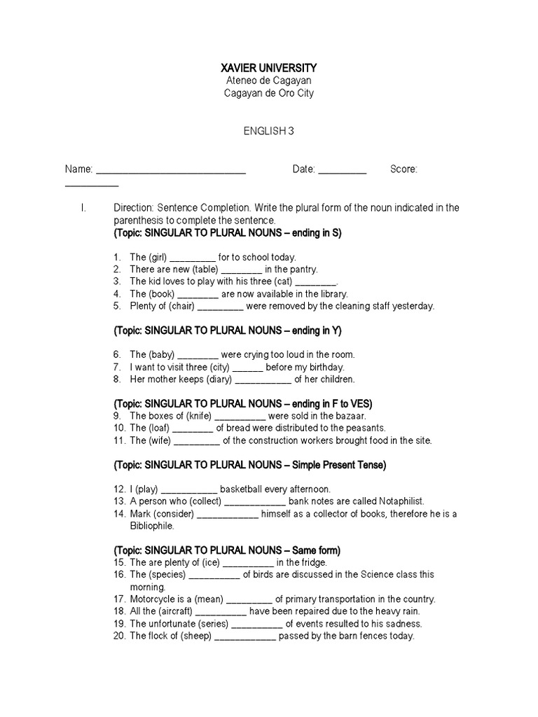 Periodic Test (Grade 3) | PDF