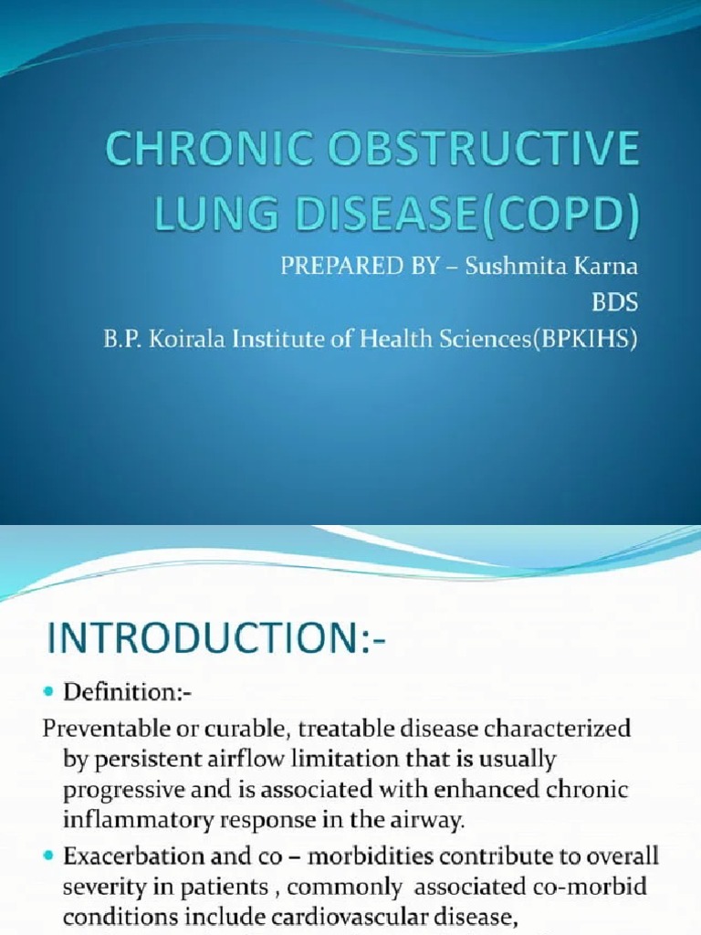 Copd | PDF