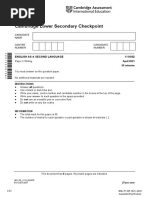 ESL Checkpoint Past Papers 2015-2022 | PDF | Question | English As A ...