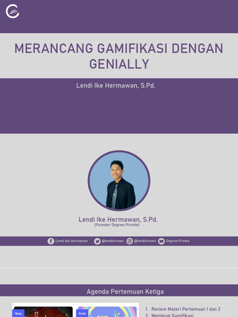 Merancang Gamifikasi Genially | PDF | Seni