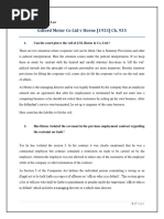 Gilford Motor V Horne | PDF | Restraint Of Trade | Judgment (Law)