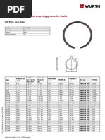 Standard Internal Circlips - DIN 472 Metric | PDF | Manufactured Goods