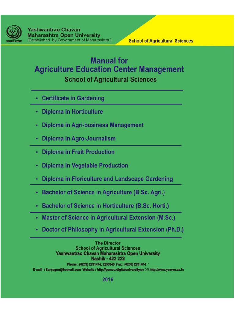 Study Center Manual-2016 | PDF | University And College Admission ...