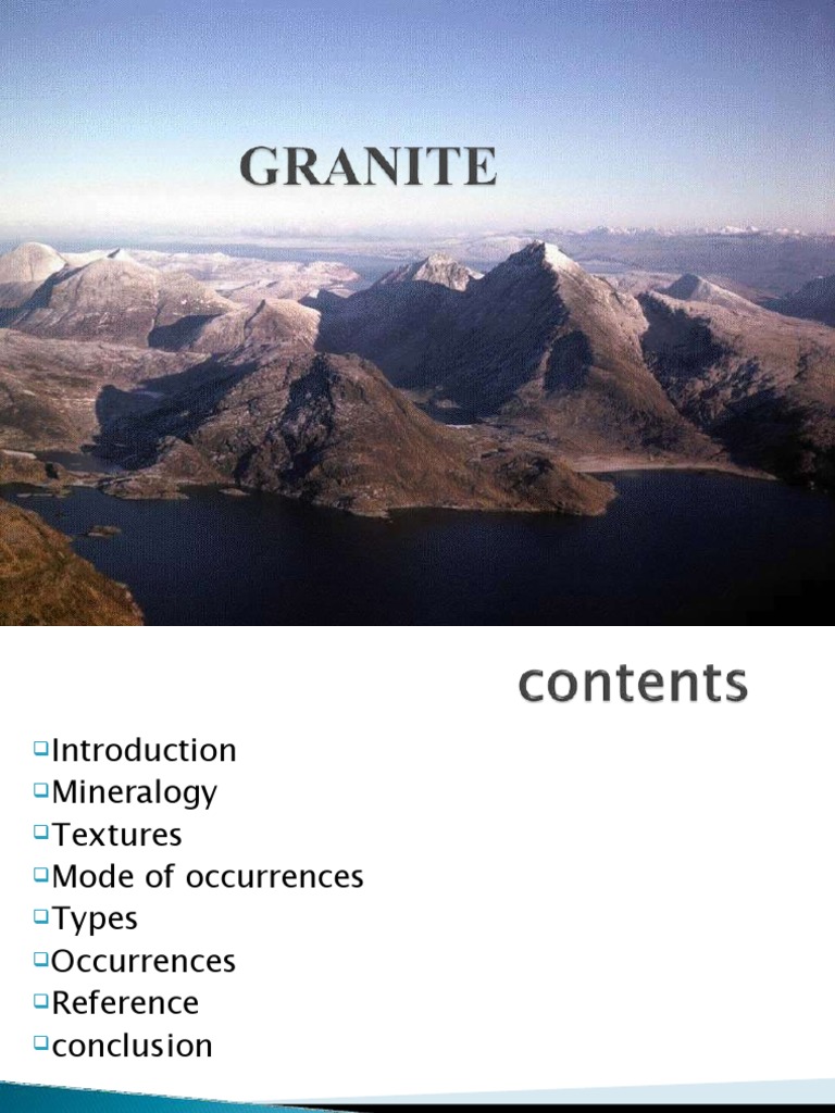 Granite | PDF | Granite | Igneous Rock