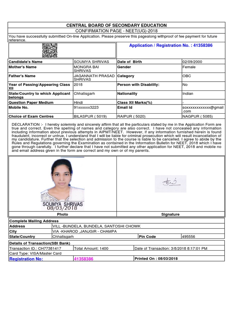 Confirmation Letter - SOUMYA SHRIVAS | PDF