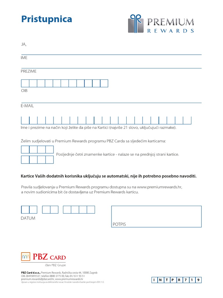 PR 2019 Web Pristupnica v16 Form | PDF