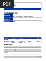 Method Statement For Excavation and Backfilling | PDF | Specification ...