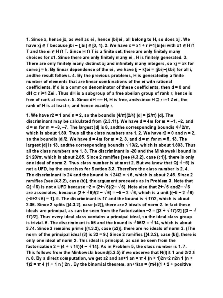 A Free Abelian Group of Rank | PDF | Group (Mathematics) | Discrete Mathematics