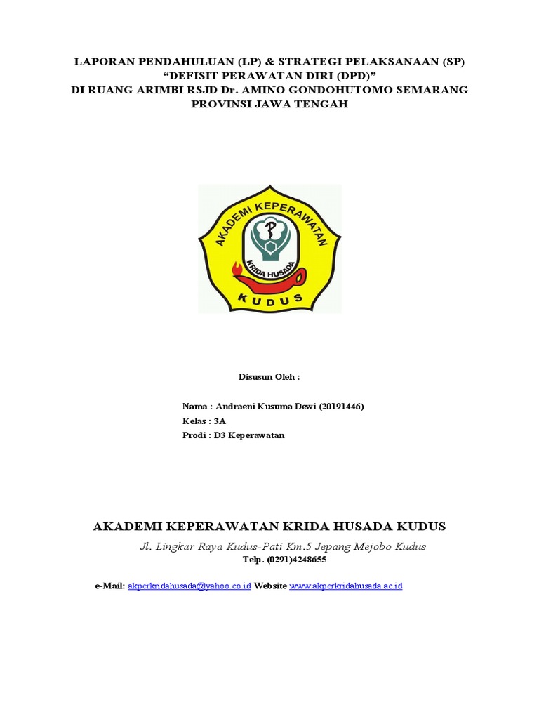 LP & SP DPD Andrianto 20191449 | PDF