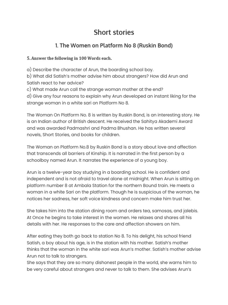 Short Stories English 2nd Year Part 1 | PDF | O. Henry