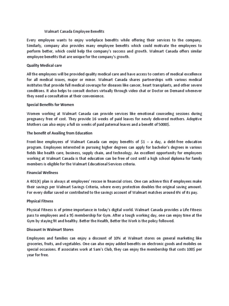 Walmart | PDF | Employment | Walmart