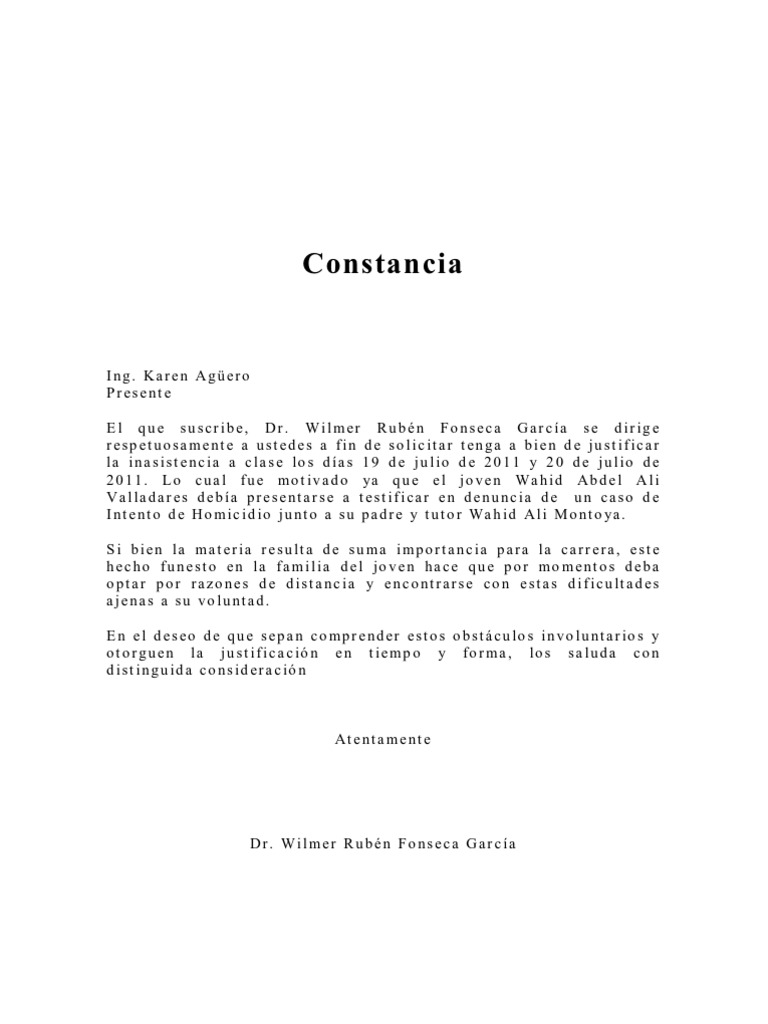 Constancia 2 | PDF