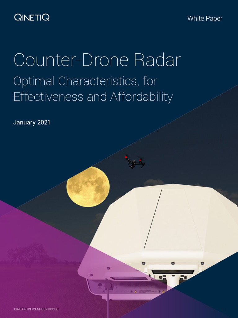 QinetiQ Counter Drone Radar Whitepaper | PDF | Radar | Unmanned Aerial Vehicle