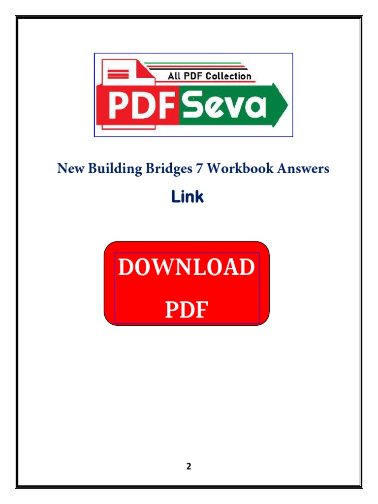 New Building Bridges 7 Workbook Answers | PDF