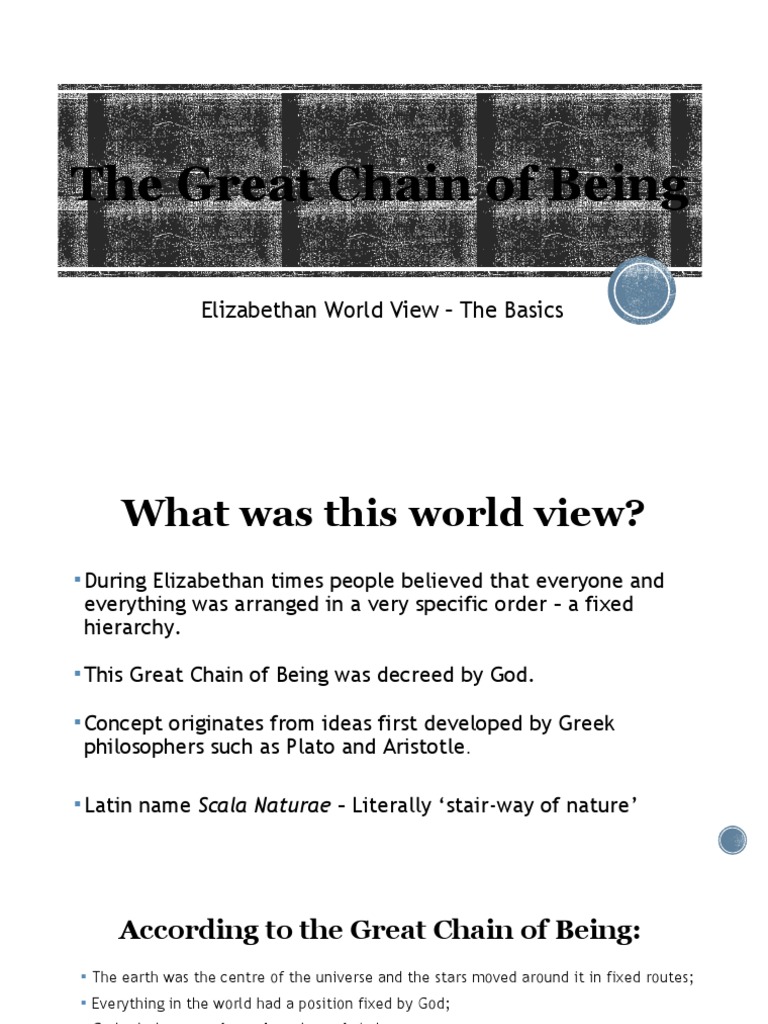 The Great Chain of Being | PDF | Young Adult
