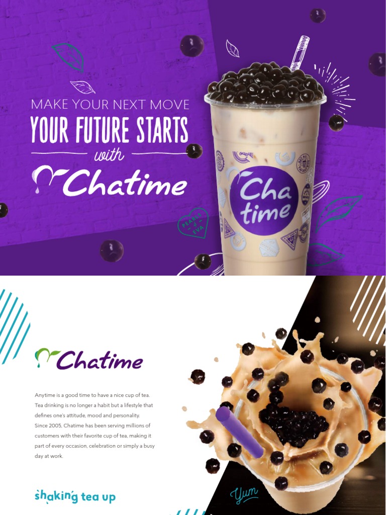 Chatime Franchise Brochure | PDF | Marketing | Economies