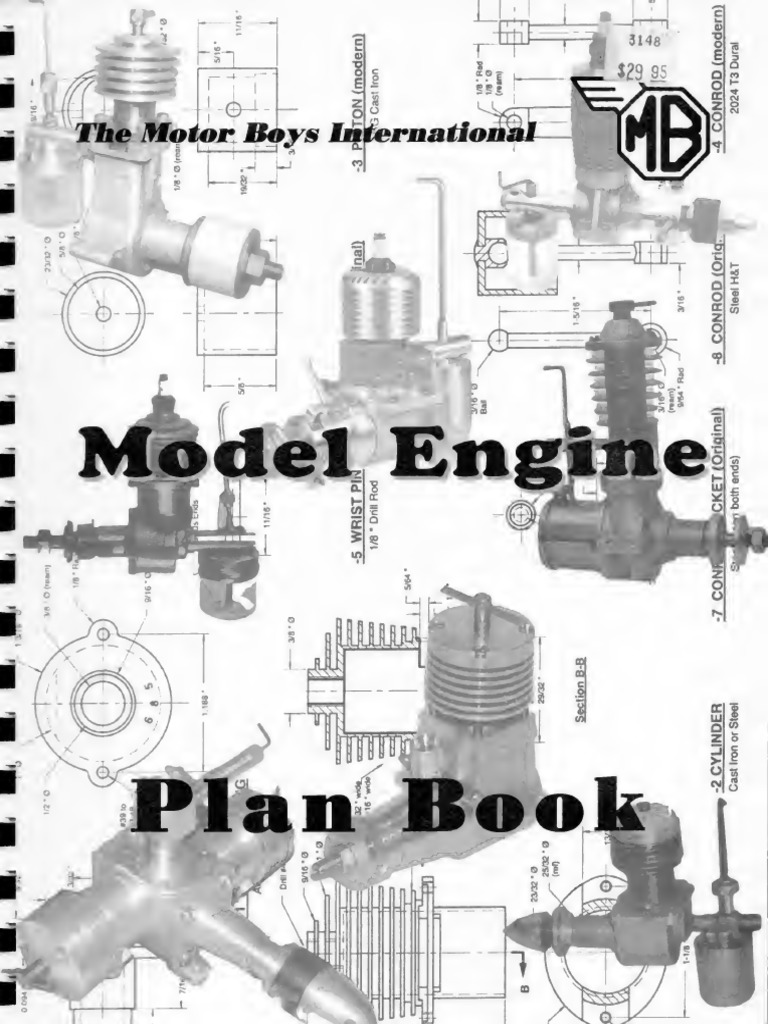 Motor Boys Model Engine Plan Book | PDF | Internal Combustion Engine ...