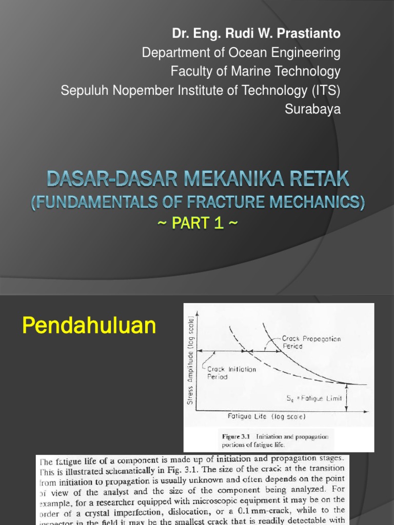 2 Dasar-Dasar - Mekanika Retak - 1 - RWP | PDF | Sains & Matematika | Teknologi & Rekayasa