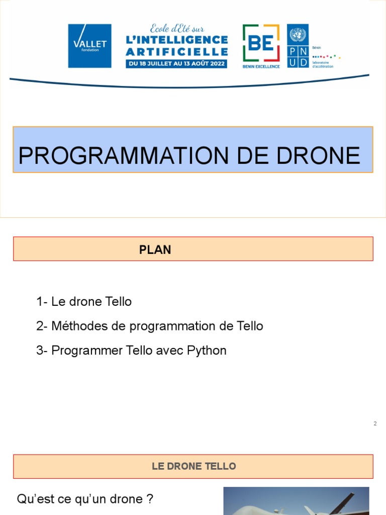 Programmation de Drone | PDF | Drone | Programmation informatique