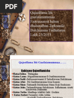 Qajeelfama Durgoo Oolmaa Final | PDF