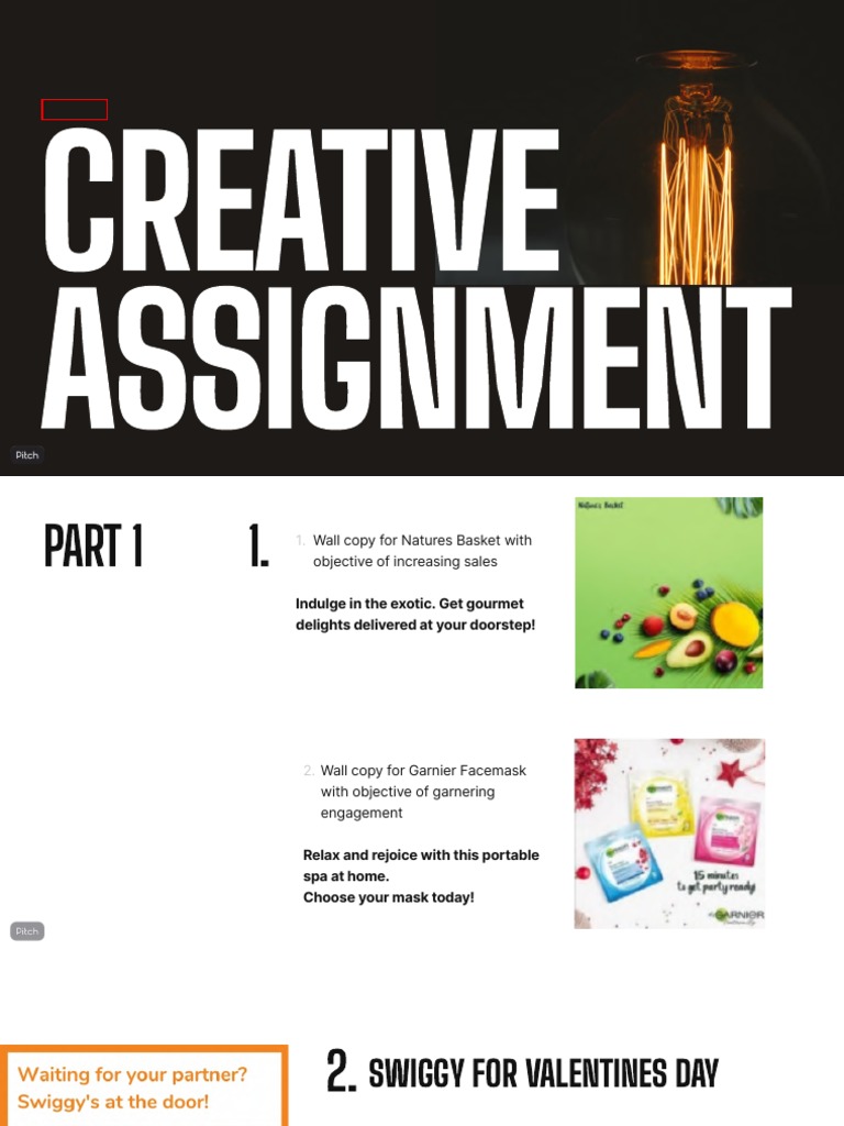 Creative Assignment | PDF