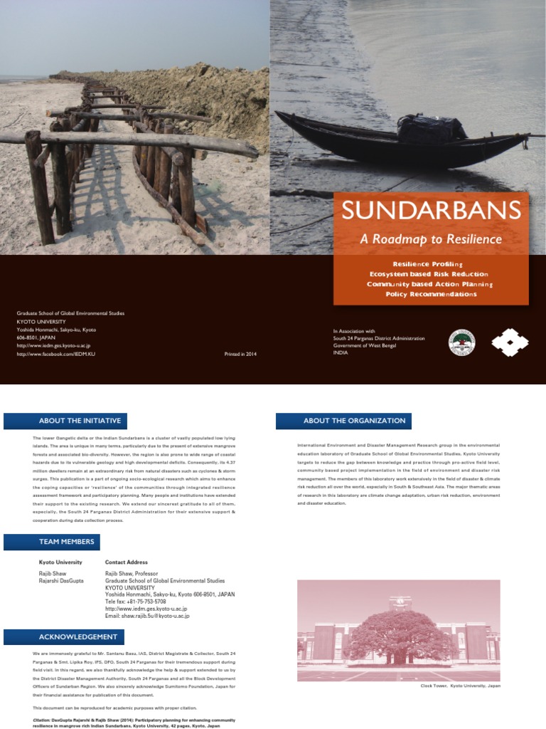 Sundarban Report | PDF | Climate Resilience | Disaster Risk Reduction