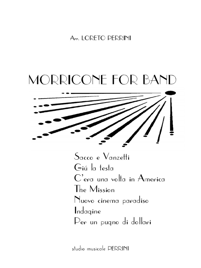 Morricone For Band Partitura | PDF