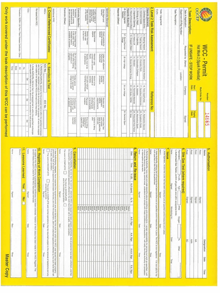 Hot Work - Spark Potential | PDF