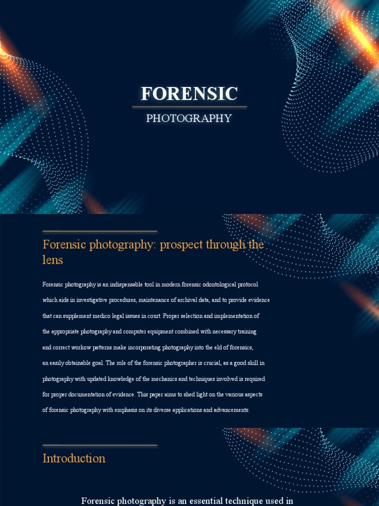 Forensic Photography | PDF | Science | Criminal Justice Forensic Photography | PDF | Science | Criminal Justice